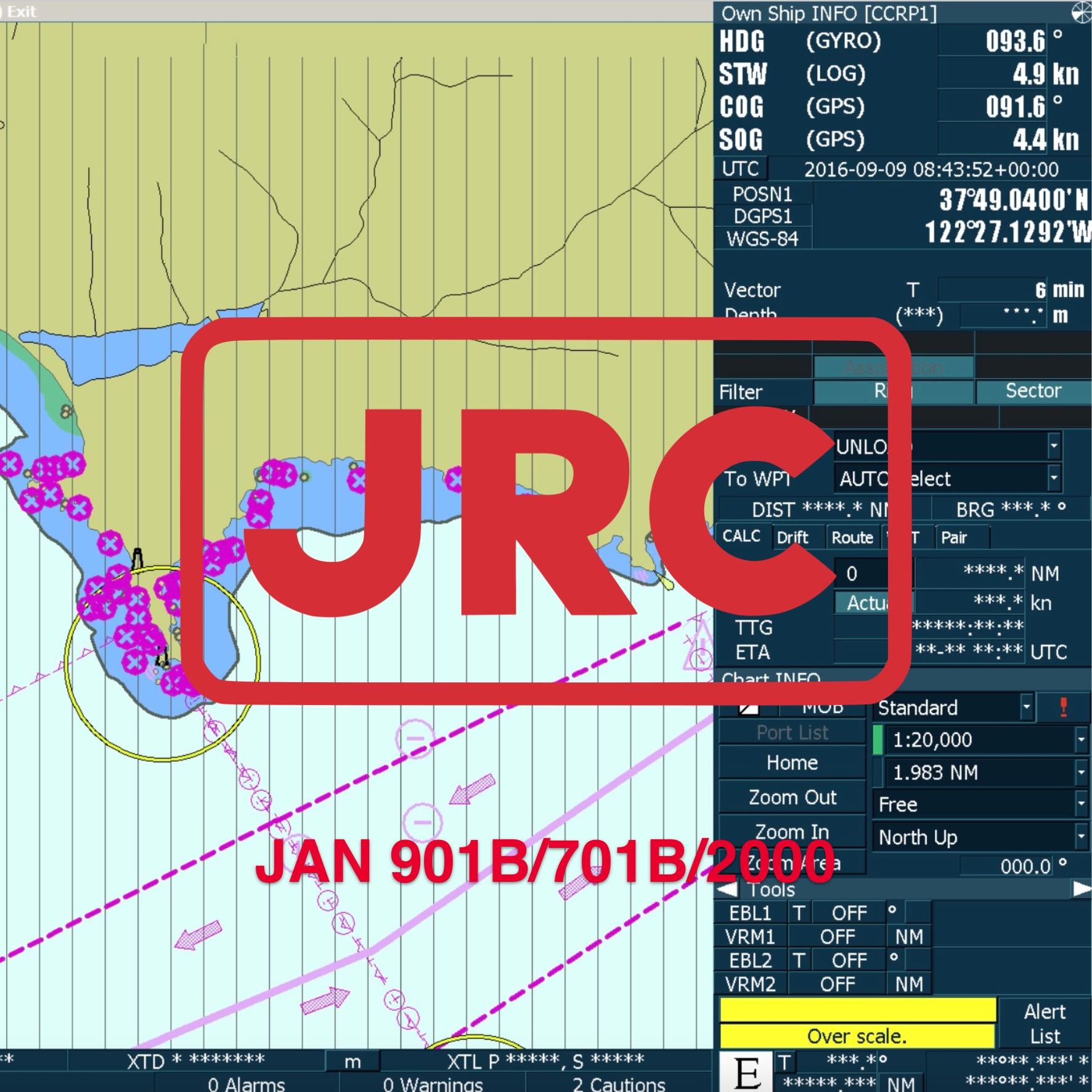 Прохождение Safebridge JRC JAN 901B/701B/2000